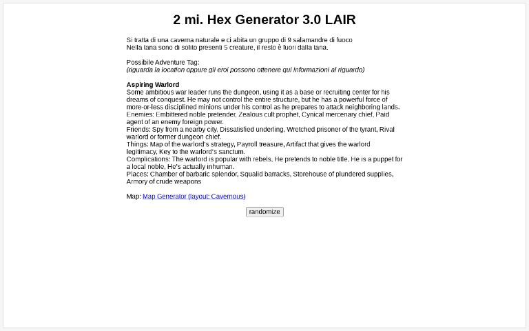 2 mi. Hex Generator 3.0 LAIR