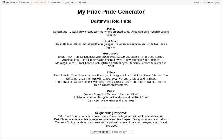 My Pride Pride Generator