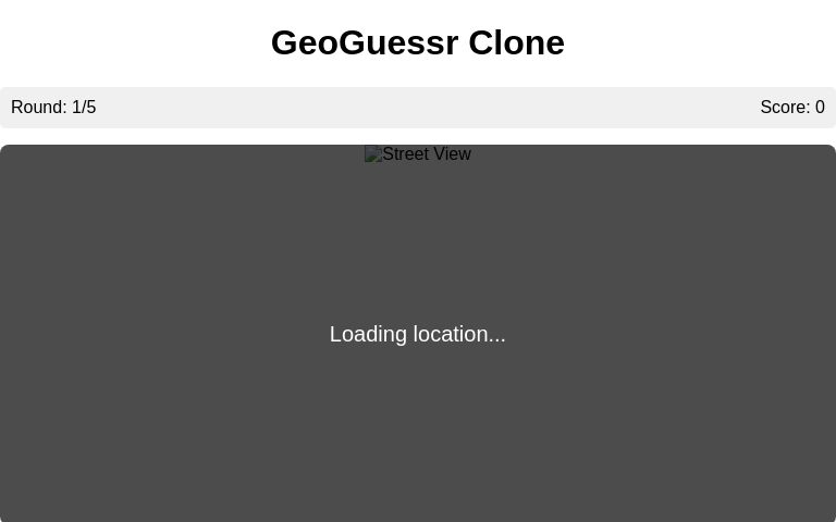 GeoGuessr Clone ― Perchance Generator