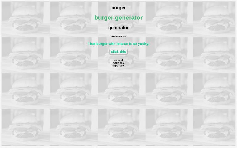 burger generator