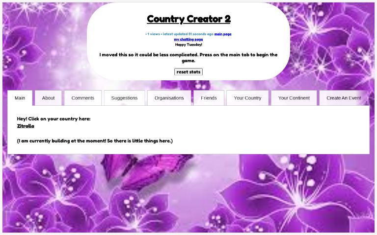 Country Creator 2 ― Perchance Generator