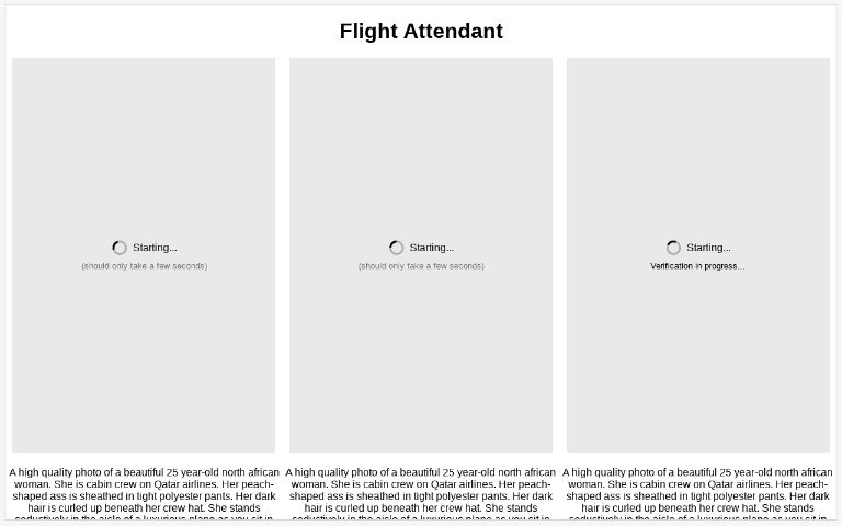 Flight Attendant ― Perchance Generator
