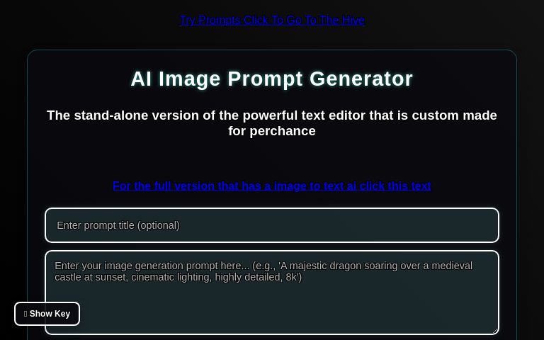 AI Image Prompt Generator