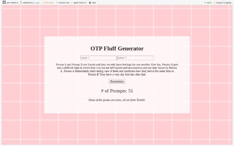 OTP Fluff Generator