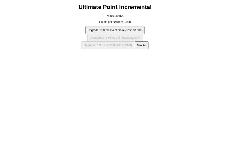 Ultimate Point Incremental ― Perchance Generator