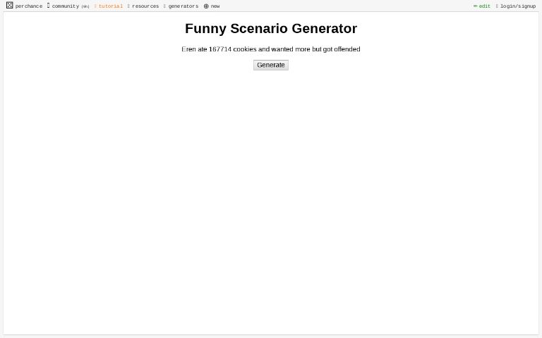 Funny Scenario Generator