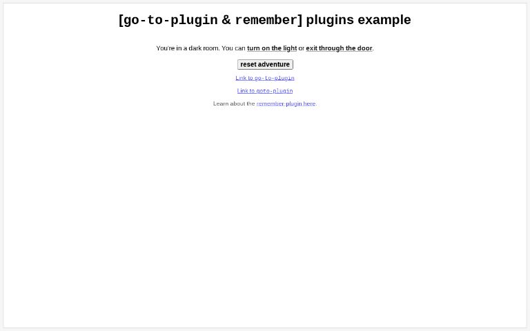 [go-to-plugin & remember] plugins example