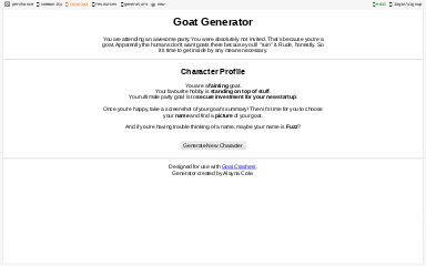 Goat Generator