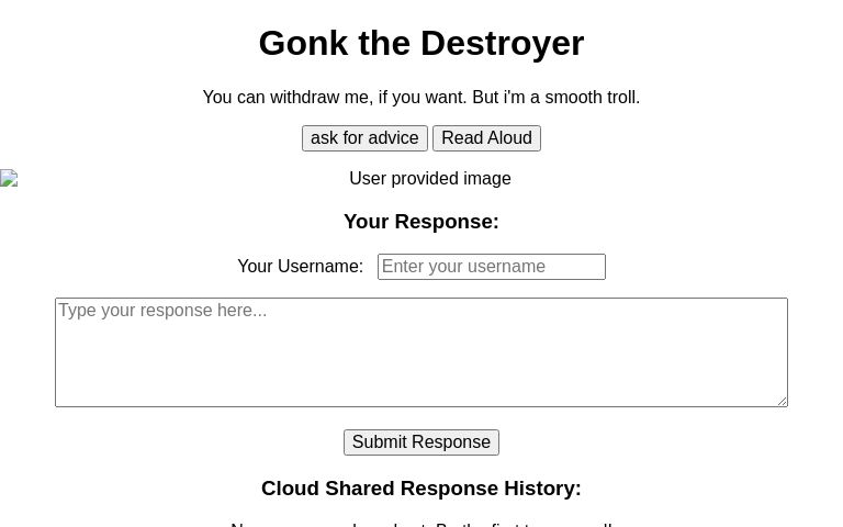 Gonk the Destroyer ― Perchance Generator