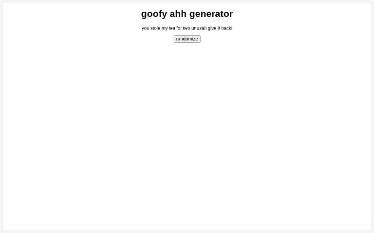 goofy ahh generator