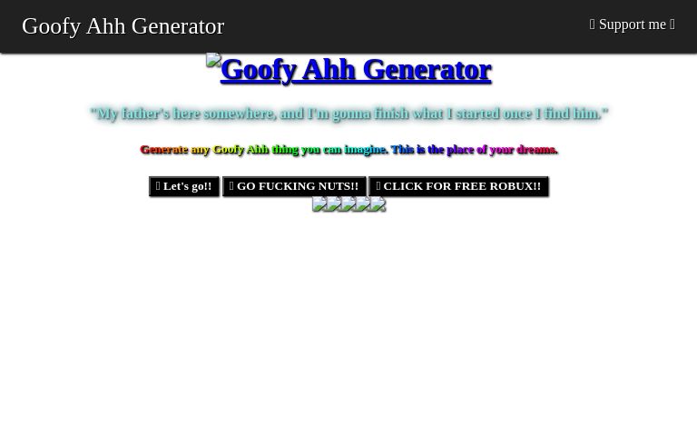 Goofy Ahh Generator