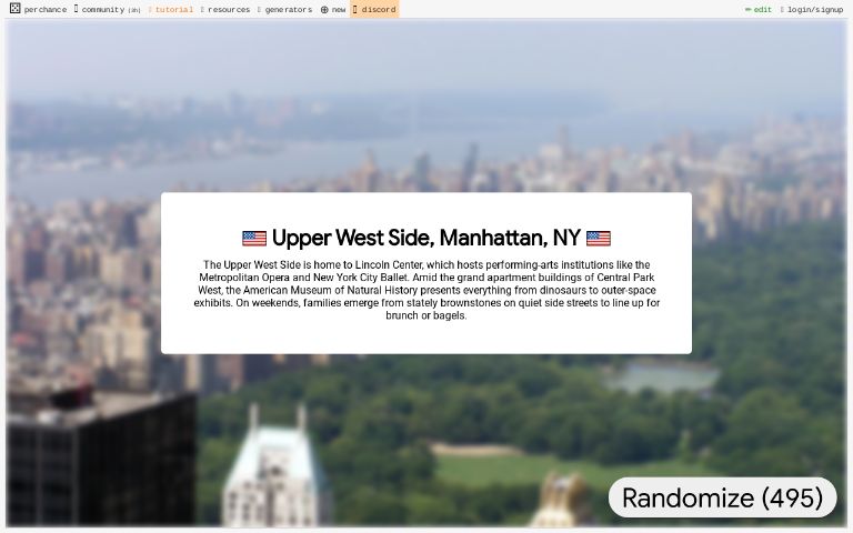 Ronin's Generators ― Perchance