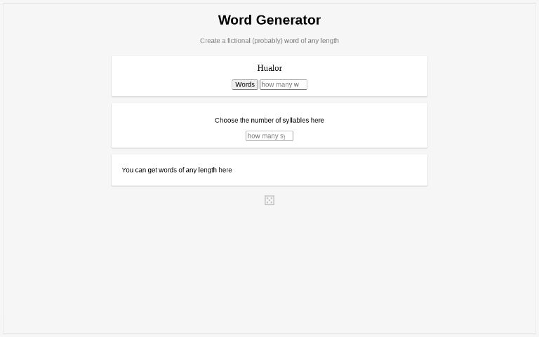 Word Generator