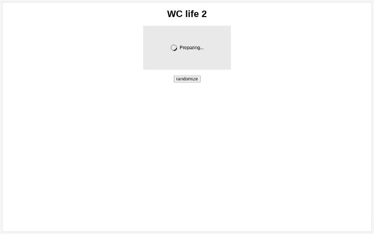 WC life 2 ― Perchance Generator