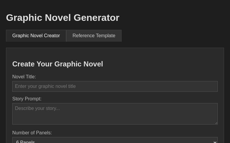 Graphic Novel Generator