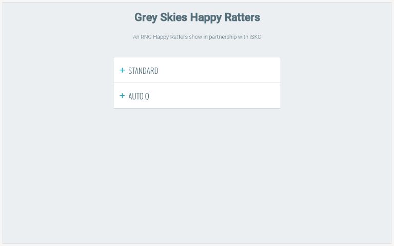 Grey Skies Happy Ratters ― Perchance Generator