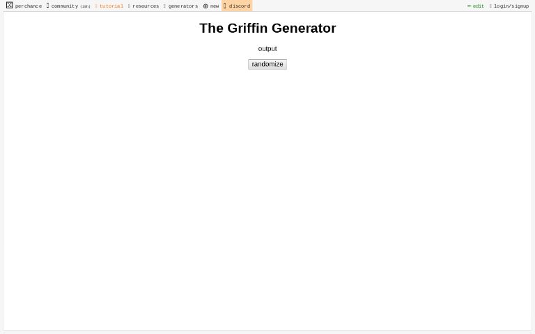 The Griffin Generator