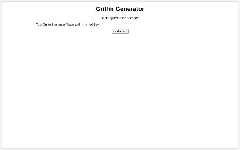 Griffin Generator