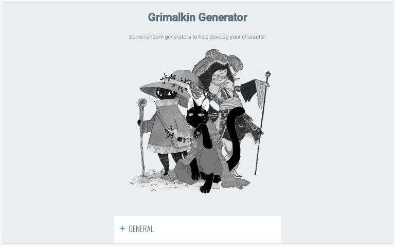 Grimalkin Generator