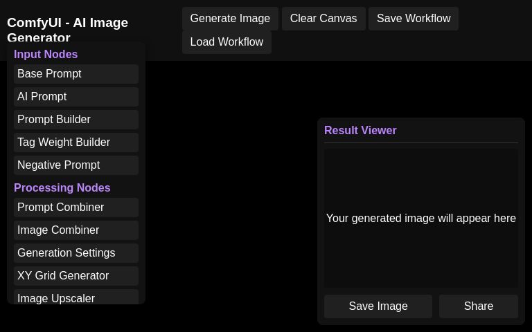 ComfyUI - AI Image Generator