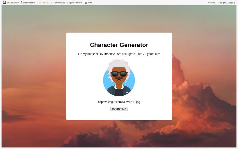 Character Generator