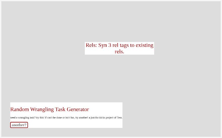 Random Wrangling Task Generator