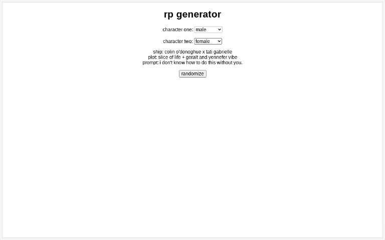 rp generator