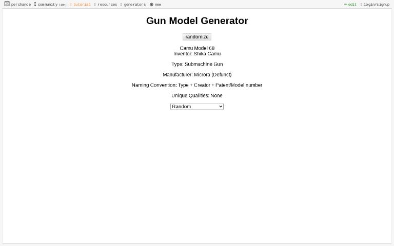 Gun Model Generator