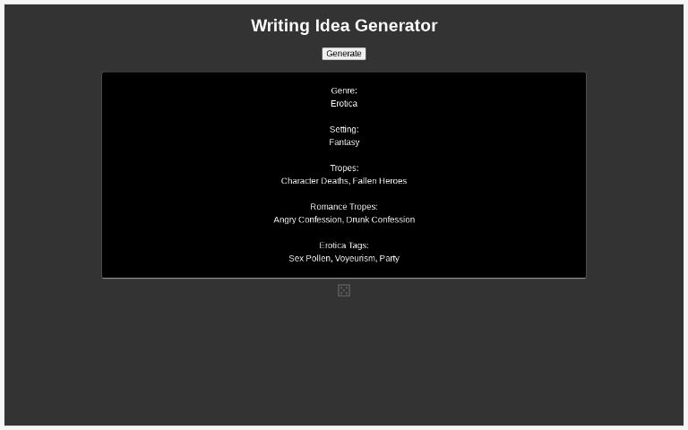 Writing Idea Generator