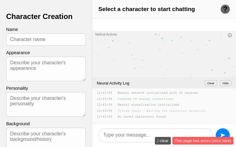Character Creation ― Perchance Generator