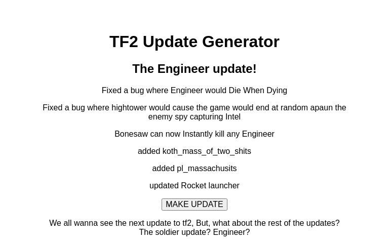 TF2 Update Generator