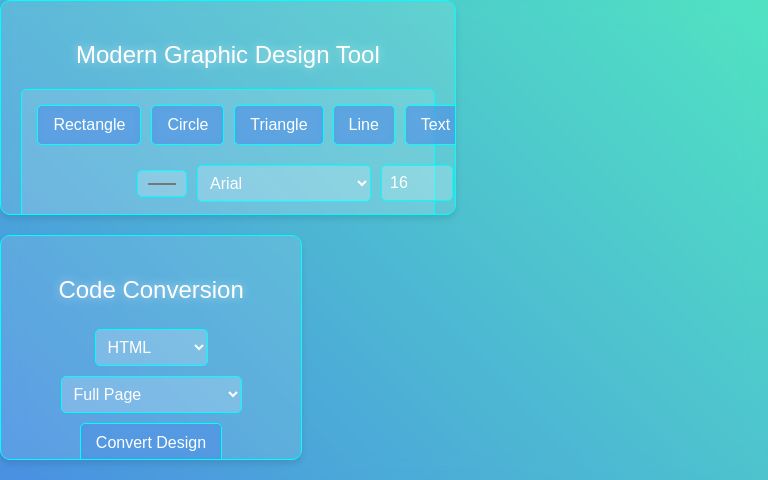 Modern Graphic Design Tool ― Perchance Generator