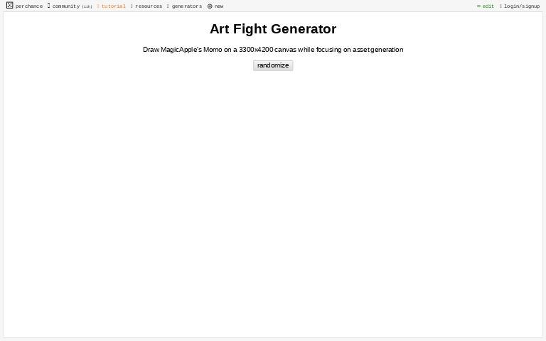 Art Fight Generator