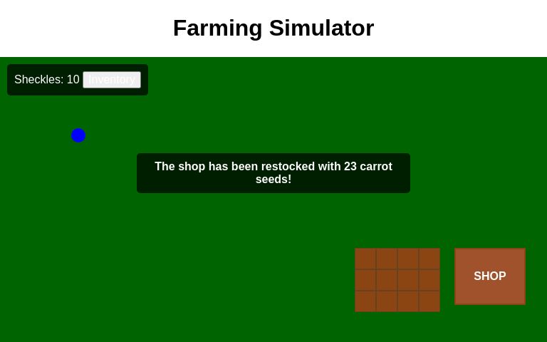 Farming Simulator ― Perchance Generator