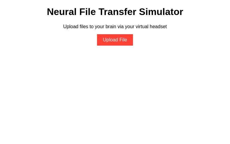 Neural File Transfer Simulator ― Perchance Generator