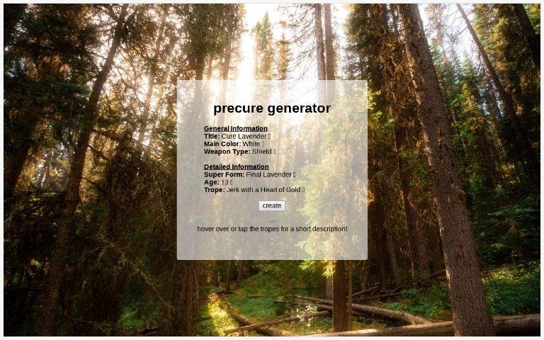precure generator
