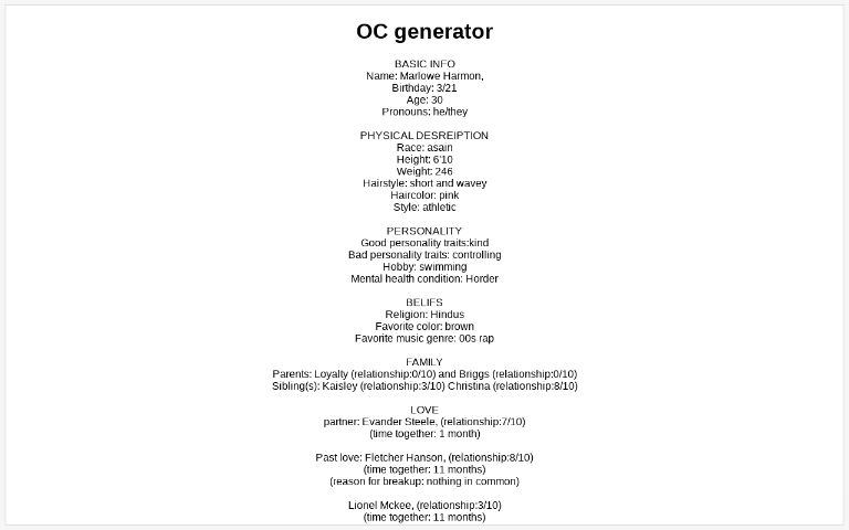 OC generator