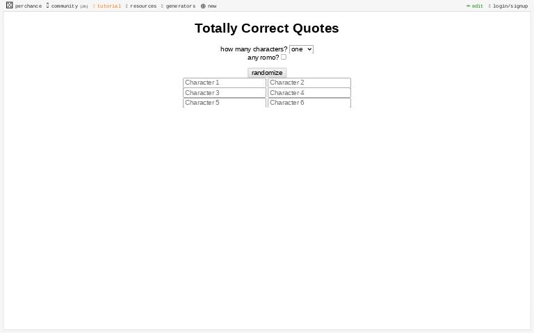 Totally Correct Quotes ― Perchance Generator
