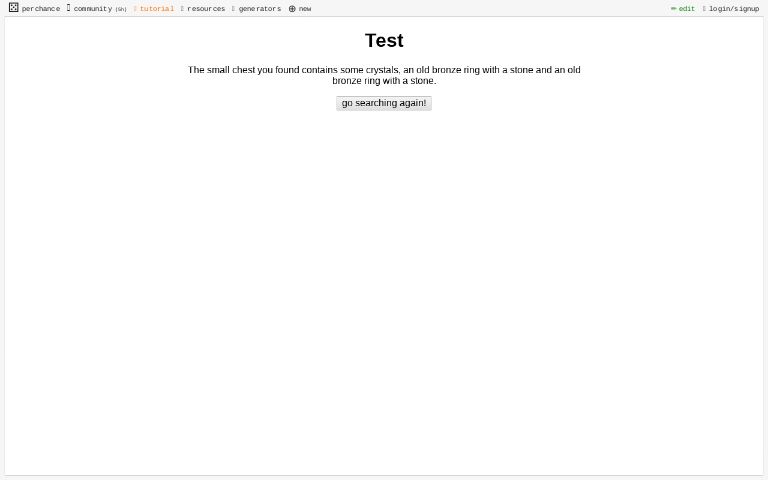 Test ― Perchance Generator