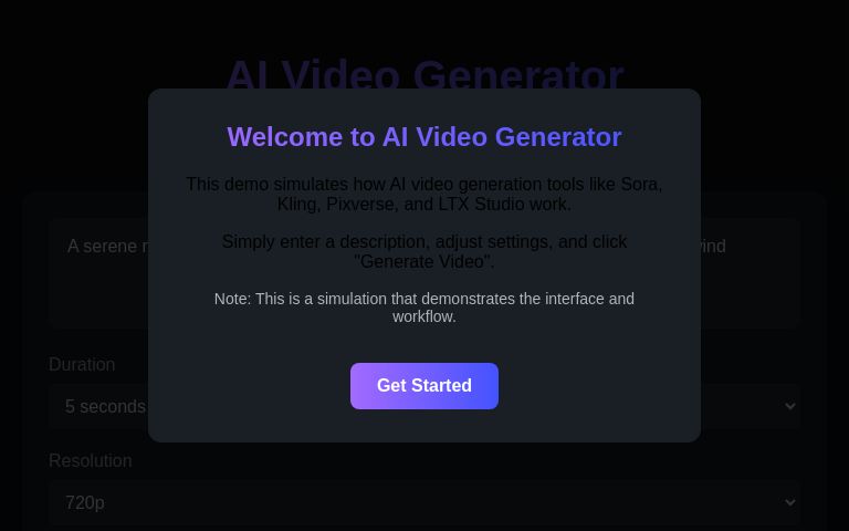 AI Video Generator