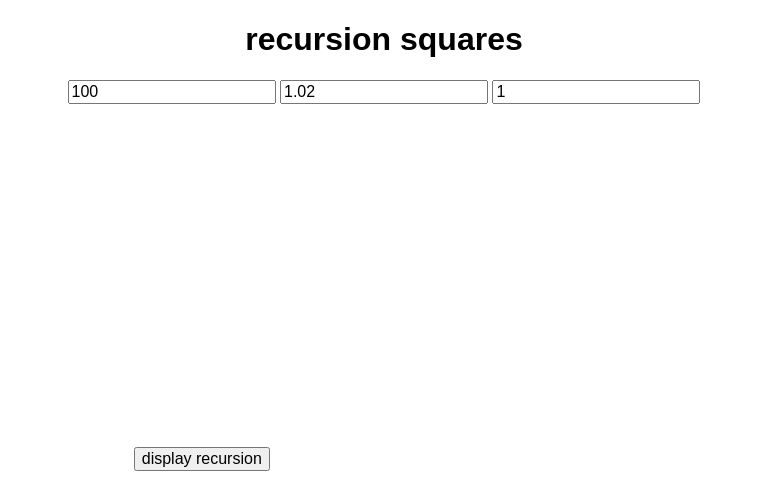 recursion squares ― Perchance Generator