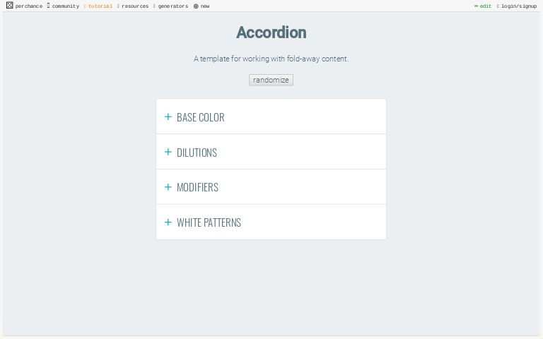 Accordion ― Perchance Generator