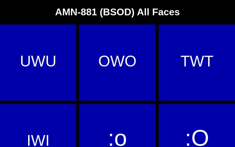 AMN-881 (BSOD) All Faces ― Perchance Generator