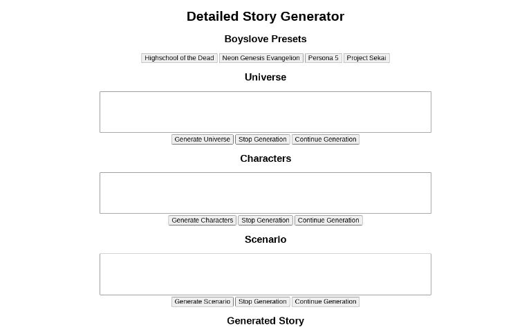 Detailed Story Generator