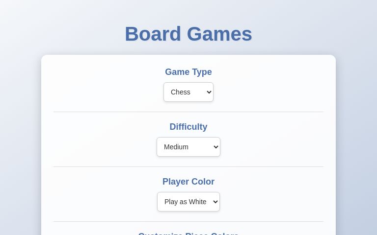 Board Games ― Perchance Generator