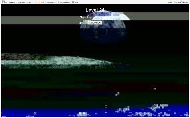 Level 24 ― Perchance Generator