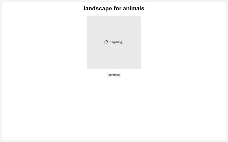 landscape for animals ― Perchance Generator