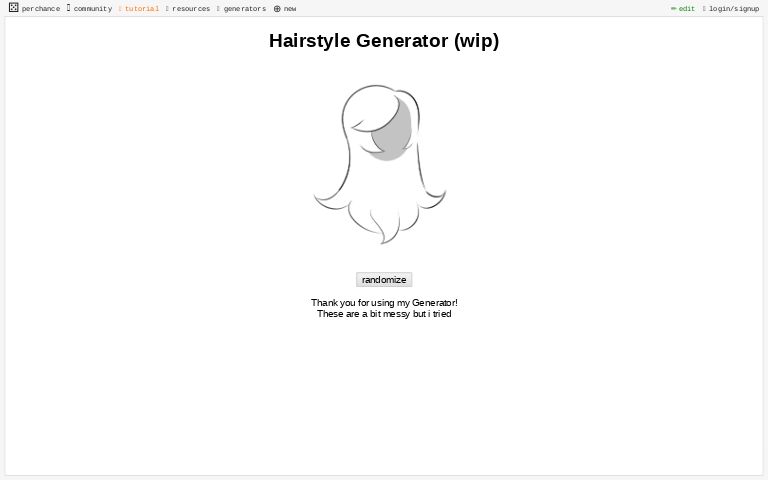 Hairstyle Generator (wip)