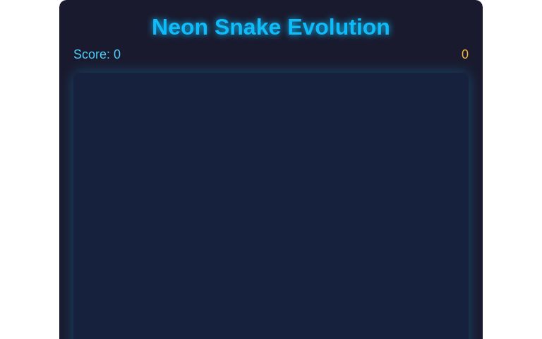 Neon Snake Evolution ― Perchance Generator