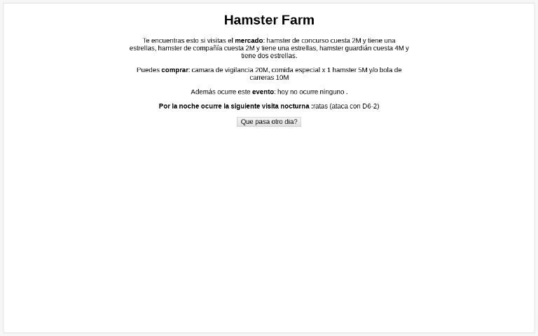 Hamster Farm ― Perchance Generator